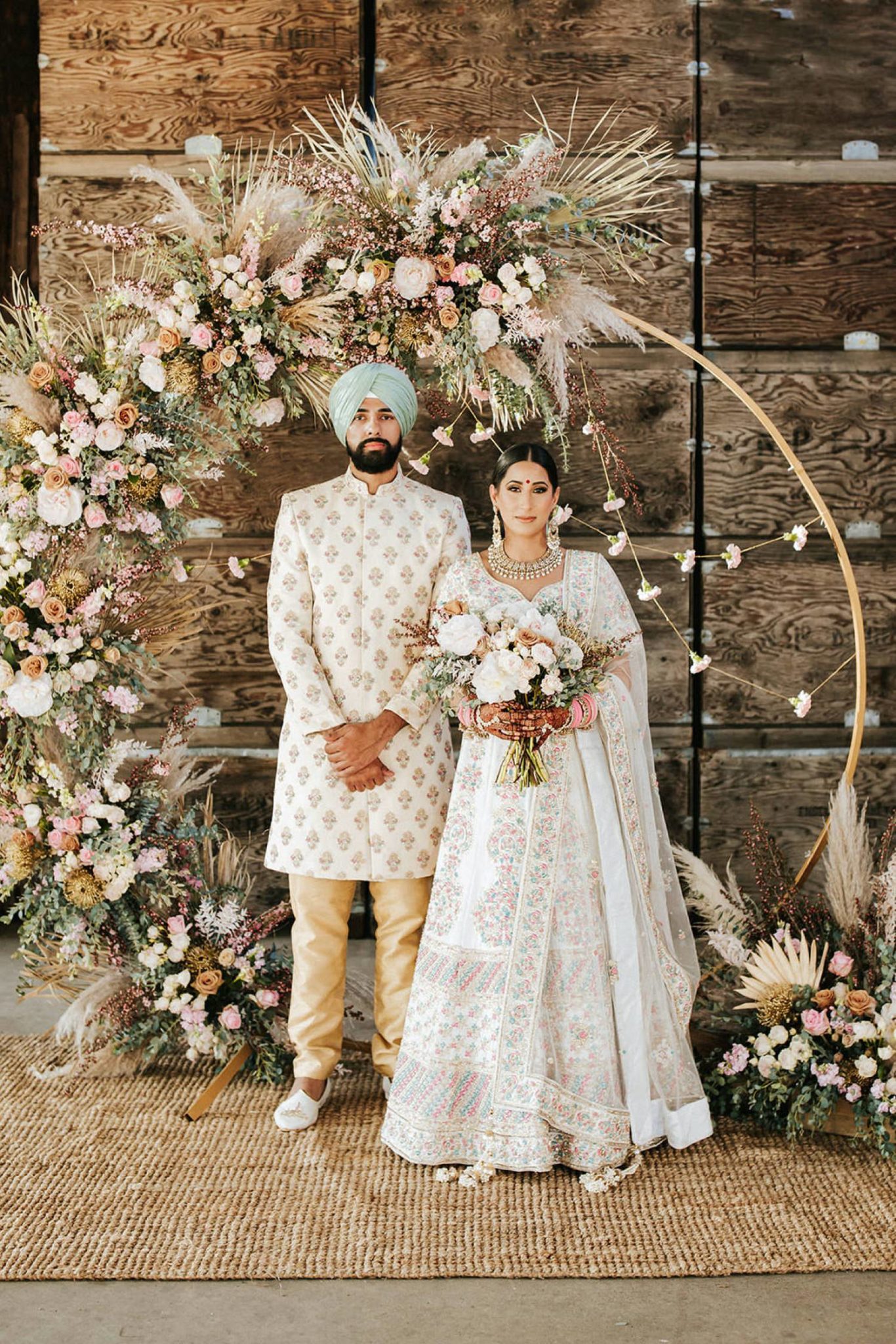 Boho Chic Indian Wedding Ceremony - tonigphoto.com