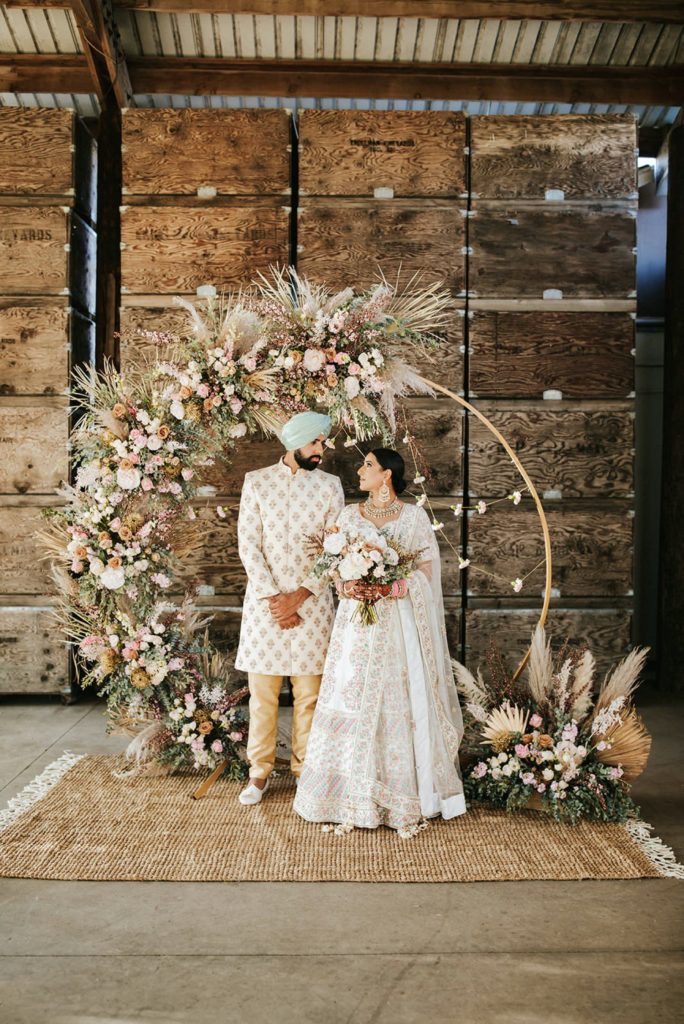 Boho Chic Indian Wedding Ceremony - tonigphoto.com