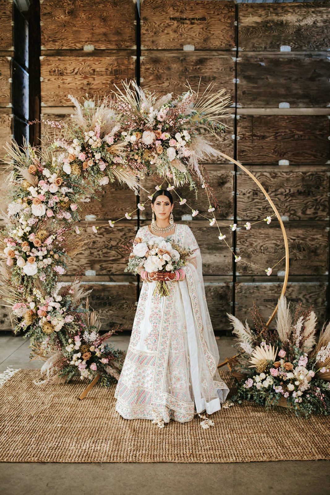Boho Chic Indian Wedding Ceremony - tonigphoto.com